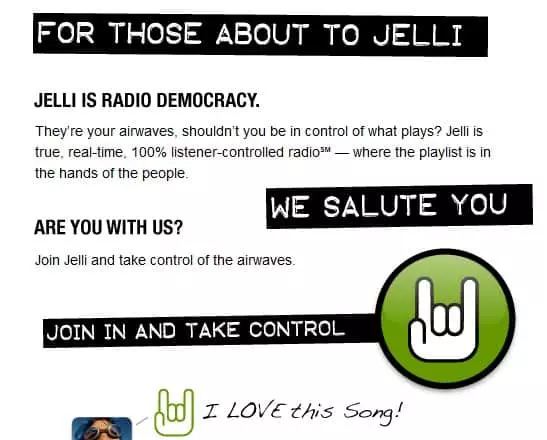 Mga Istasyon ng Radio sa Internet na Binuo ng Gumagamit ng Jelli 21758_1