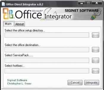 „Microsoft Office“ integratorius