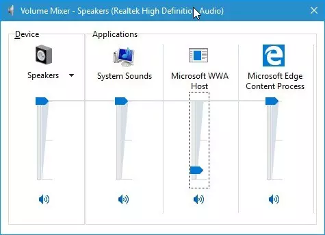 volume mixer