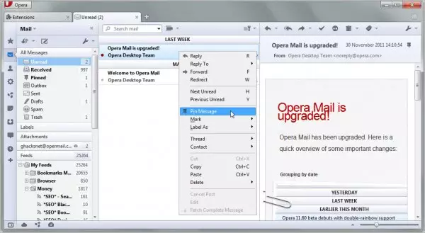 Opera 11.60 Эцсийн хувилбарыг ашиглах боломжтой 2181_1