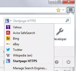 Firefox search engine