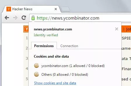 cookies ng google chrome