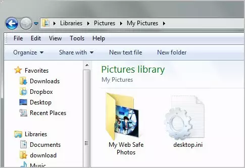 obrázok priečinka prieskumníka Windows