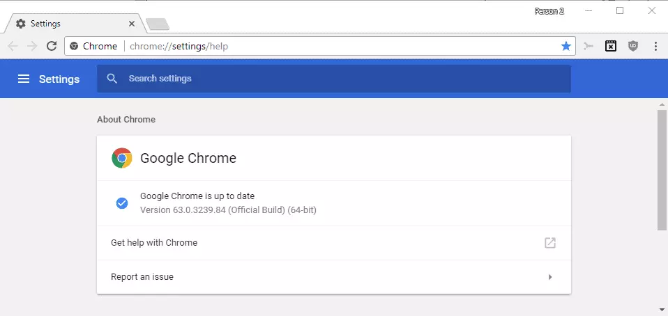 google chrome frissítések