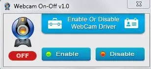 Webcam ausschalten