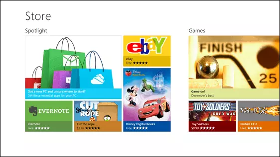 Inanunsyo ang Mga Detalye ng Windows Store