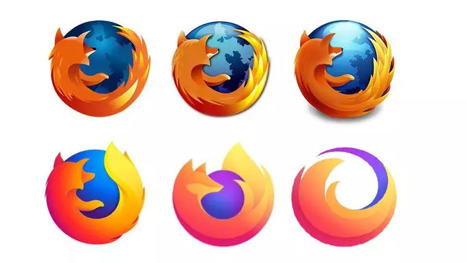 Поддельный логотип Firefox