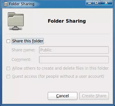 Compartir cartafoles doado en GNOME 22057_1