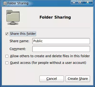 Partajare simplă a folderelor în GNOME 22057_2