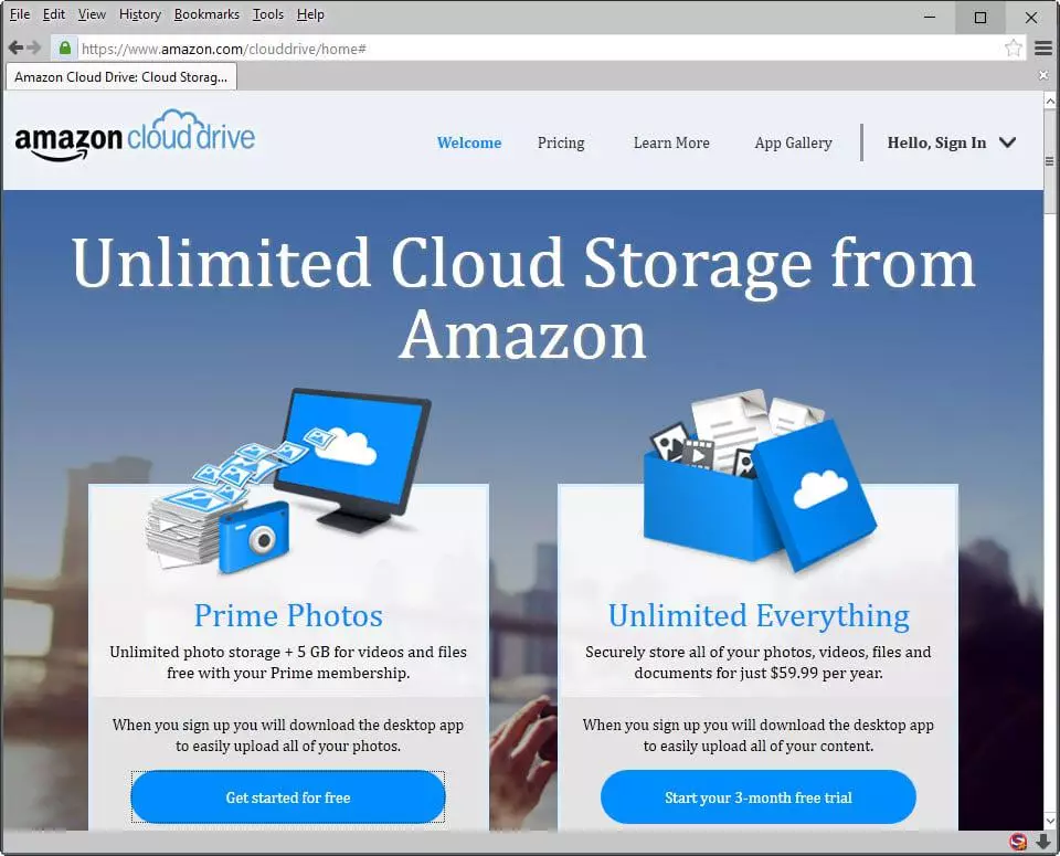 amazon cloud drive