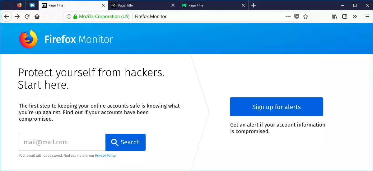 Firefox-monitor