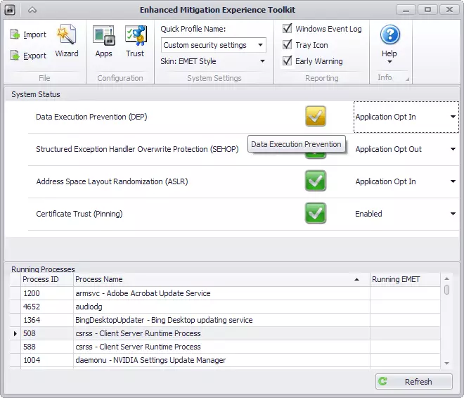 Bypass EMET di subsistem Windows Wow64