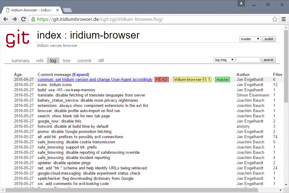 browser iridium