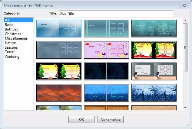 DVD-template