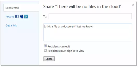 Ažuriranje funkcije Microsoft SkyDrive