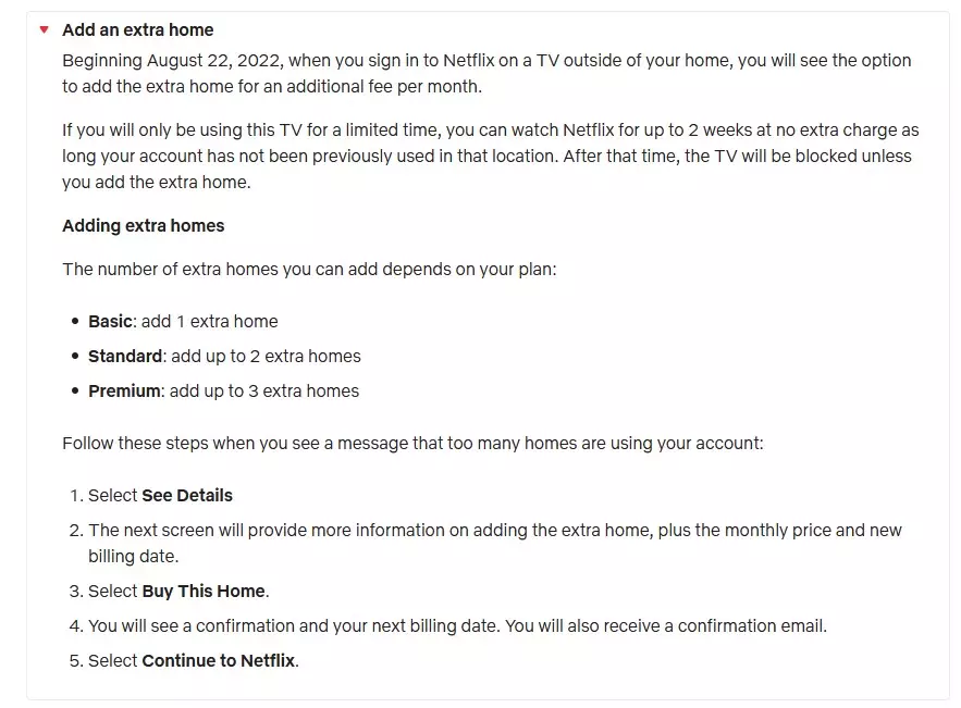 Netflix Homes regels