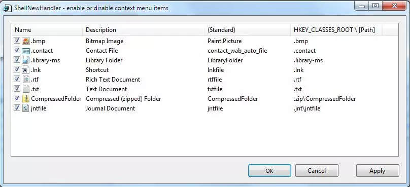 Gestionați Windows Explorer New Handlers 22429_1