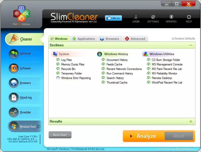 SlimCleaner 2.0 ahora disponible