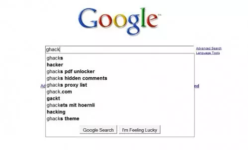 Google vyhledávání