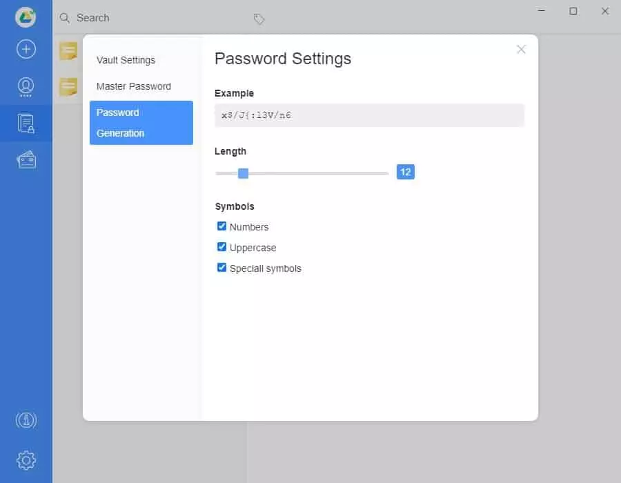 Swifty password generator