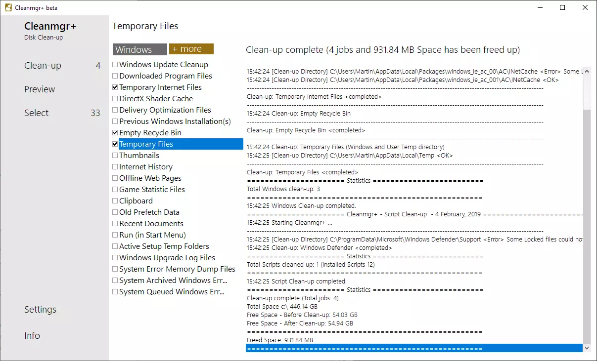 cleanmgr alternativ