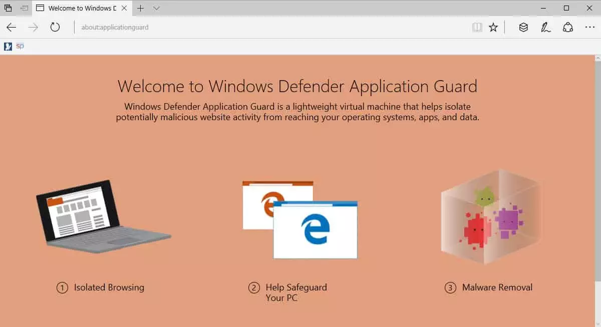 Microsoft Edge-Anwendungsschutz