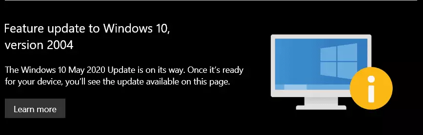Windows 10-ը կարող է թարմացվել