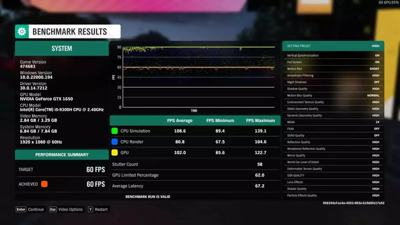 ویندوز 11 - Forza Horizon 4 FPS