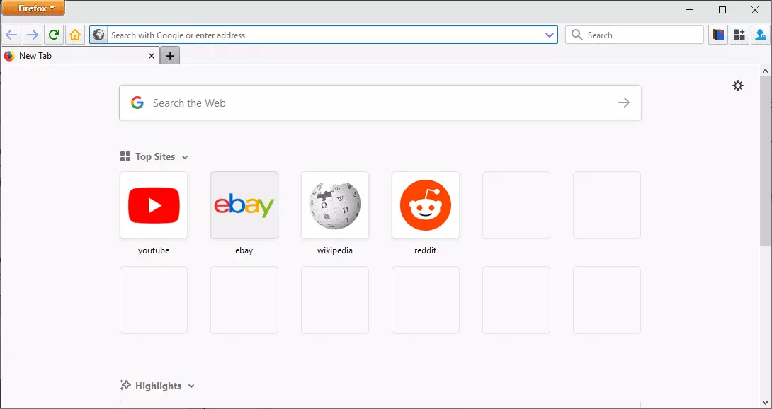 firefox 65 tab di bawah