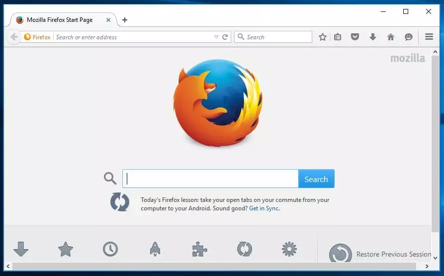 Firefox atijọ akori