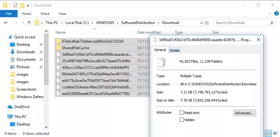 Πώς να διαγράψετε τα ληφθέντα αρχεία του Windows Update