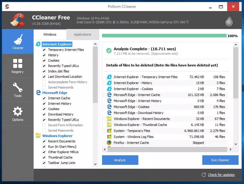 ccleaner مفت