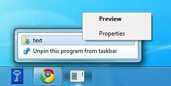 Nigute ushobora gushira amadosiye nububiko kuri Taskbar ya Windows 7 23097_1
