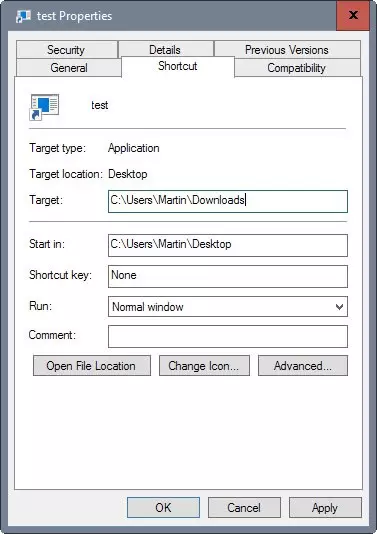 pin Dossier Taskbar