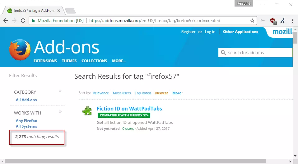 firefox webuitbreidings
