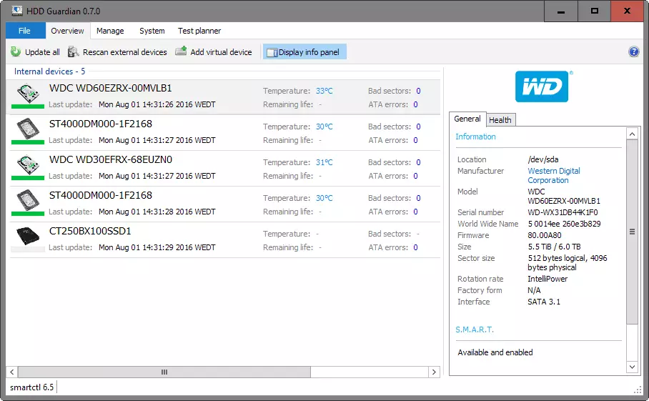 hdd huoltaja