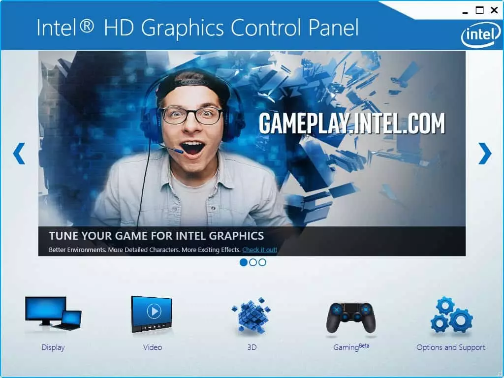 Intel HD-grafika videoludado