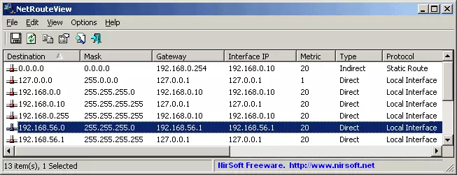 Computer Table Routing Tables Software NetRouteView 23197_1