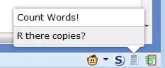 Firefox Wörter zählen