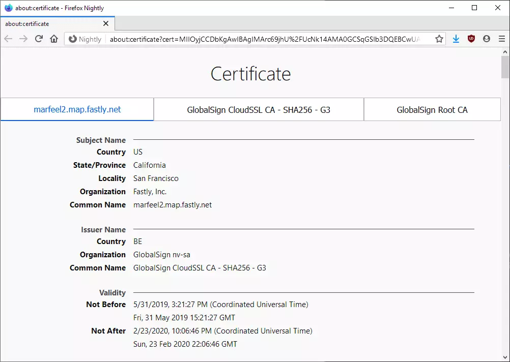 Firefox nowa przeglądarka certyfikatów