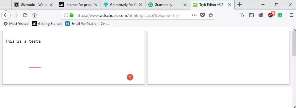 problème de grammaire firefox