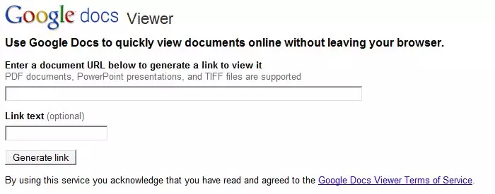 Se dokumenter online med Google Docs Viewer