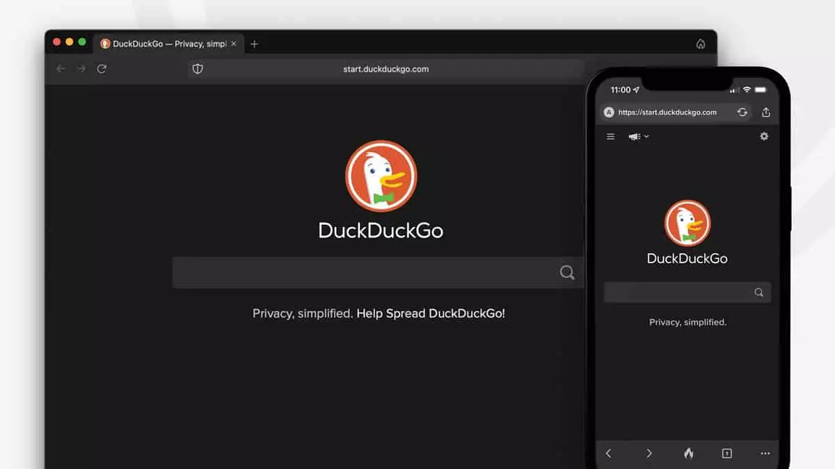 DuckDuckGo браузеры macOS һәм Windows өчен килә