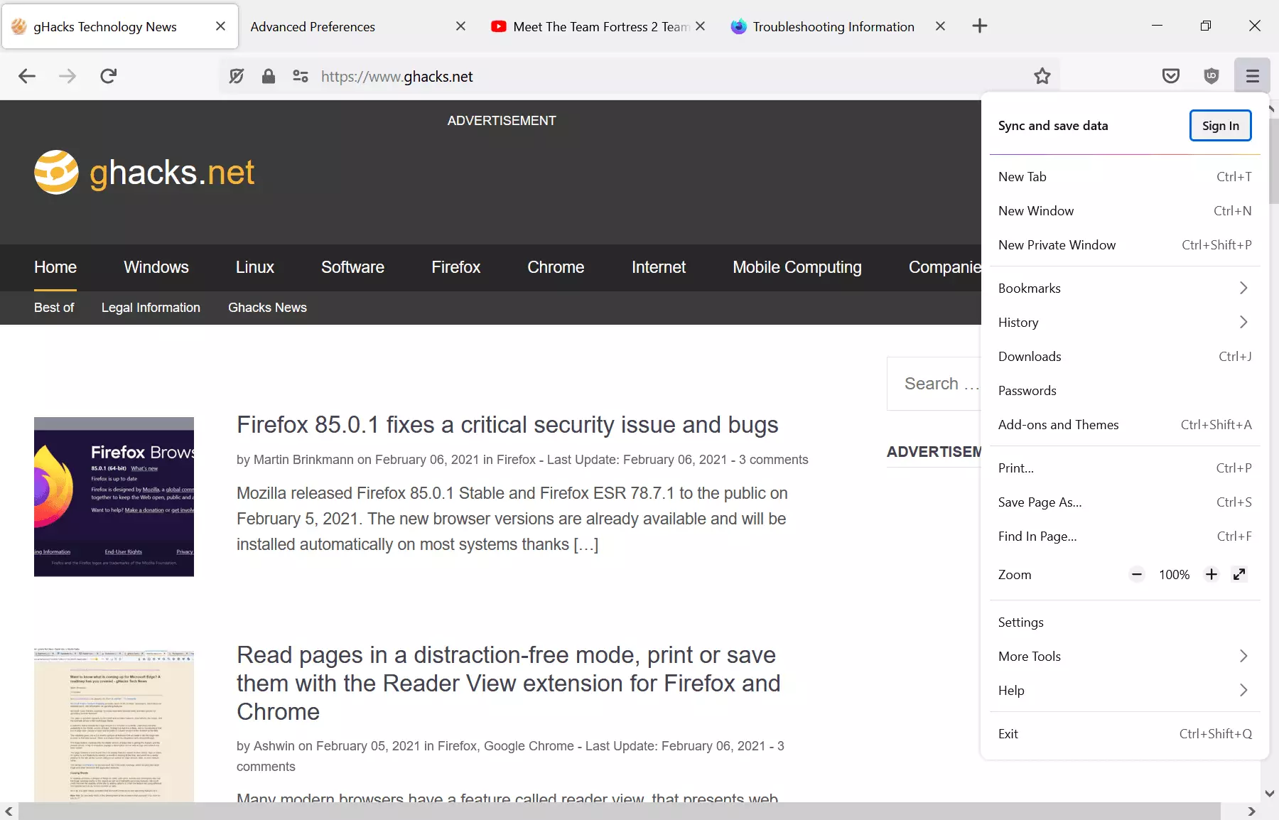 firefox ప్రోటాన్ డిజైన్