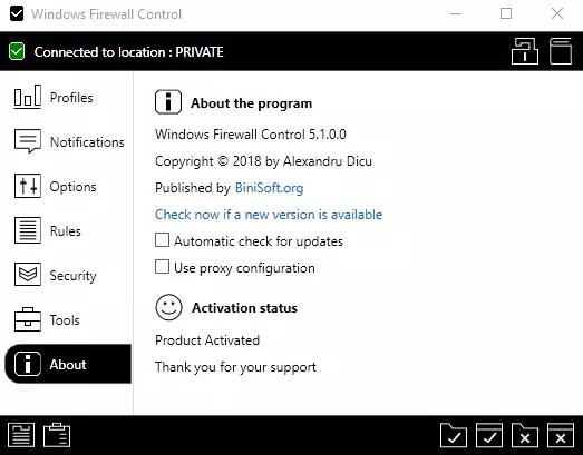 Windows firewall kontroll 5.1