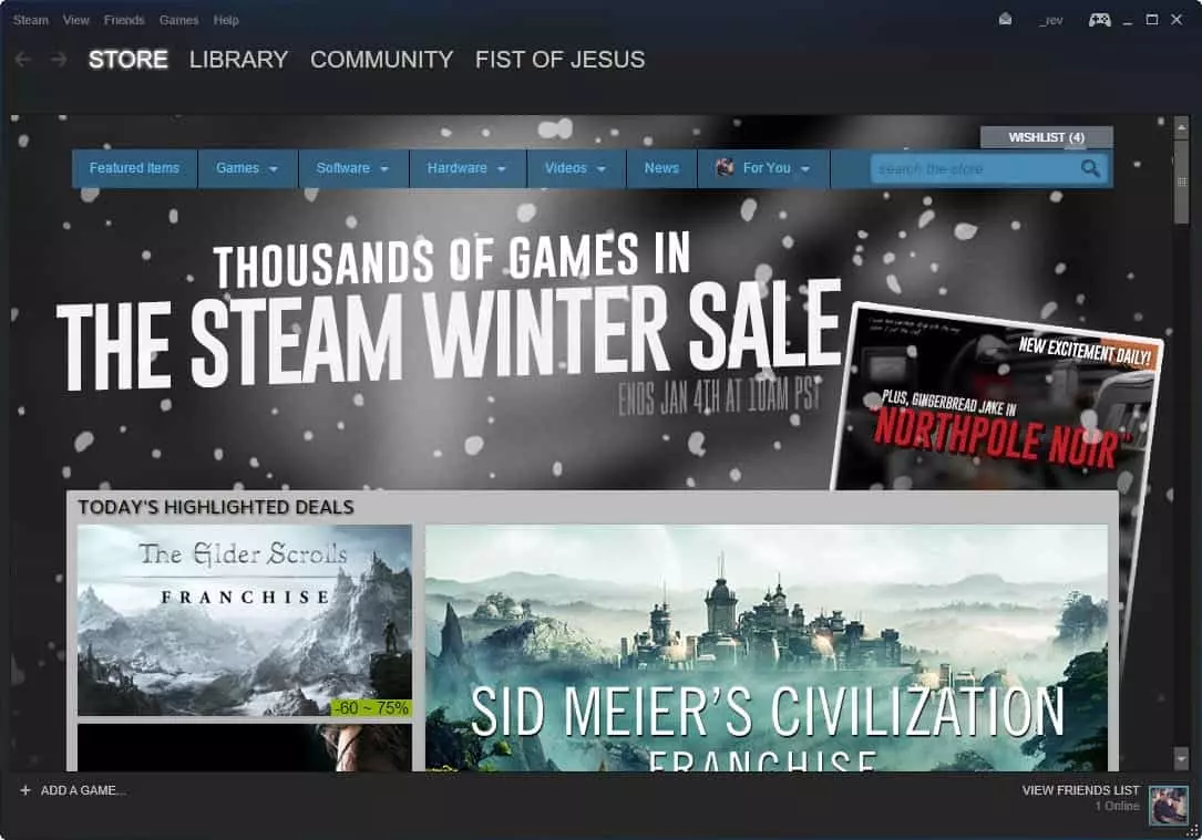Steam zimska rasprodaja 2015