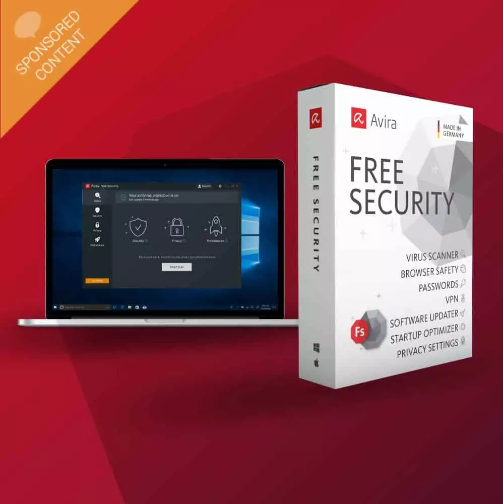 Avira Free Security for Windows: אַ שטאַרק זיכערהייט לייזונג 23620_1