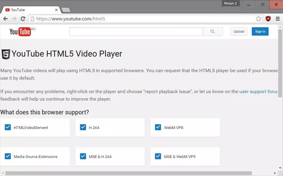 youtube HTML5