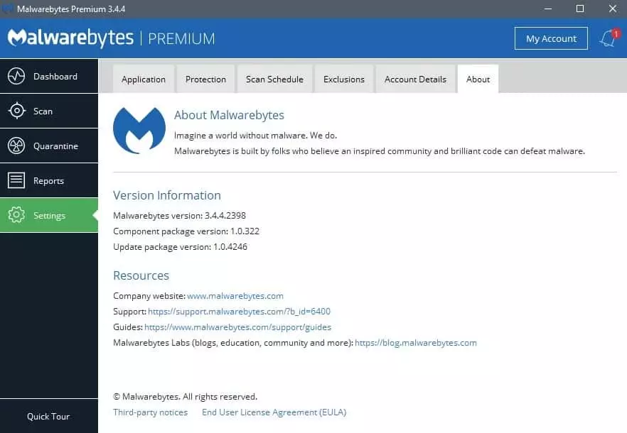 malwarebytes 3.4.4 leidimas