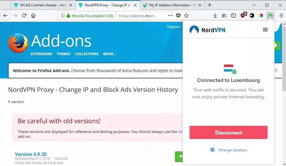 nordvpn فايرفوكس